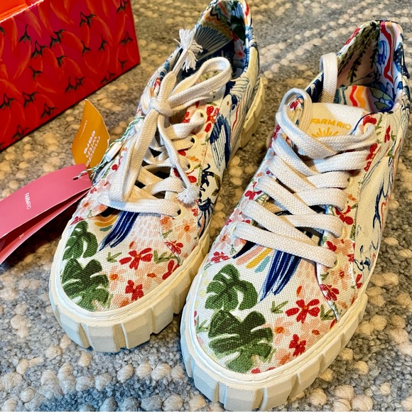 FARM Rio | Shoes | Farm Rio Copacabana Flatform Sneakers | Poshmark